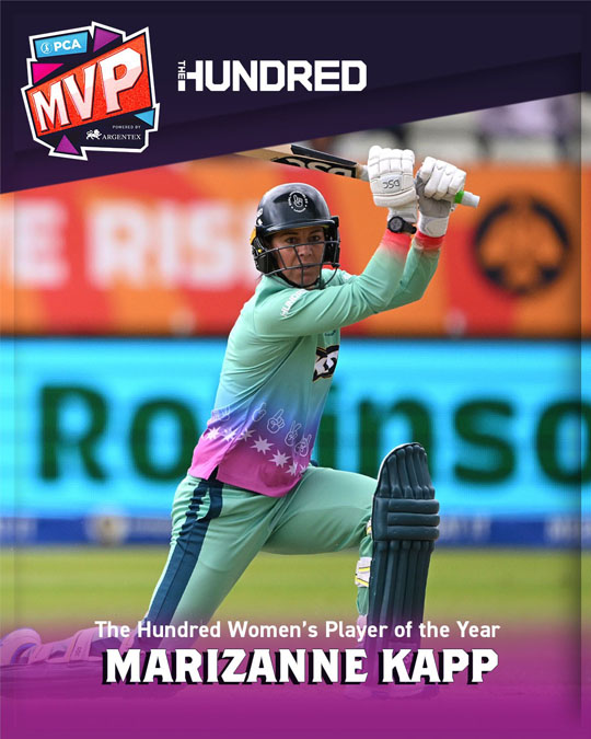 Overton and Kapp win Hundred awards - The PCA