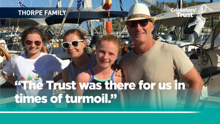 Trust there in times of turmoil – Thorpe family - The PCA